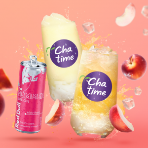 Stay Peachy with Red Bull! | Chatime - North Adelaide Village